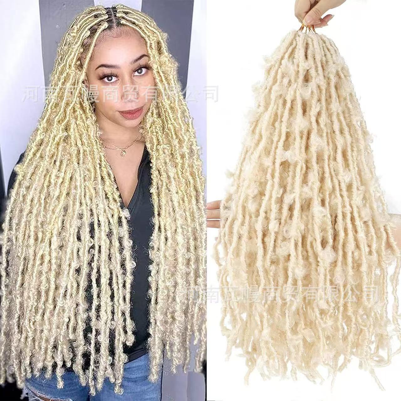 Best price for European and American wig Butterfly Locs Crochet Braids ...