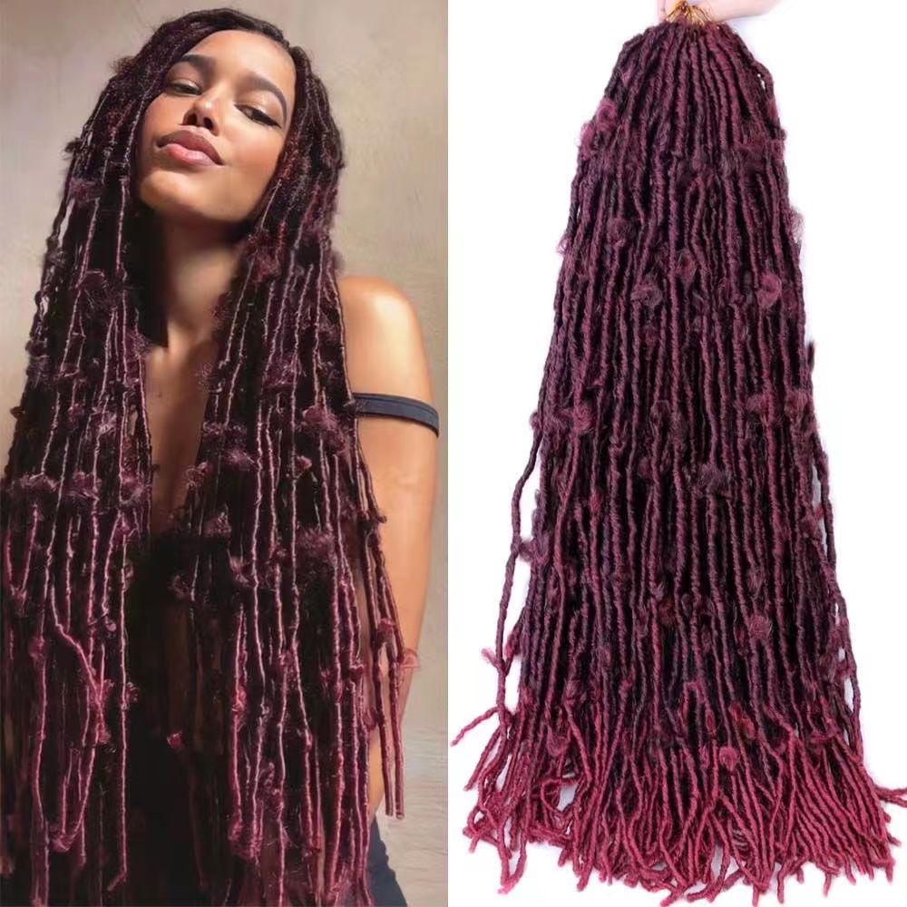 Best price for European and American wig Butterfly Locs Crochet Braids ...