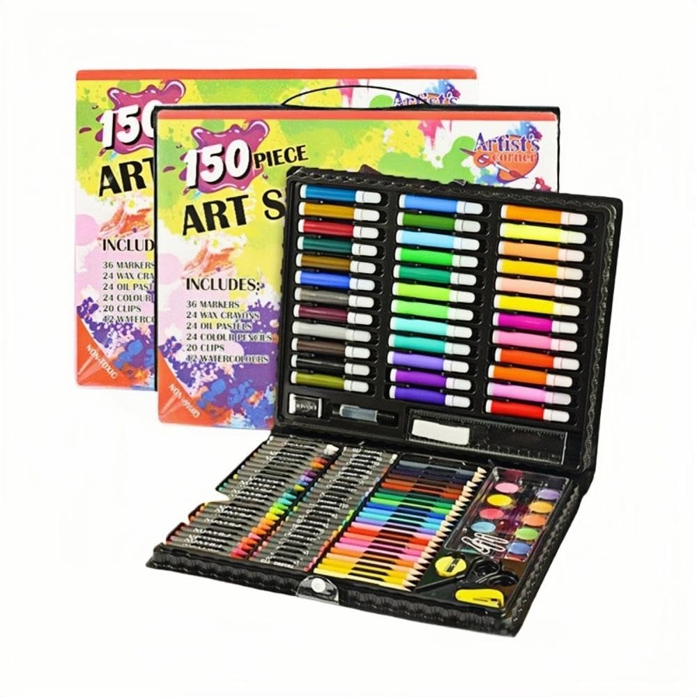 Best price for 150 Pieces Art Set Kids Drawing Painting Coloring Kit ...