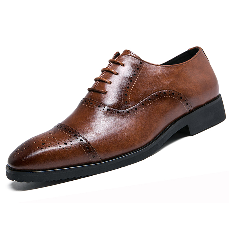 Best price for 38-47 Men Leather Business Shoes official shoes Pointed ...