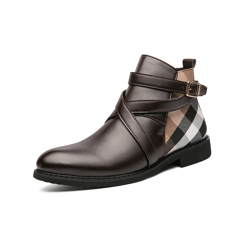 Best price for Big Size Men Fashion Formal Business Boots Soft Leisure ...