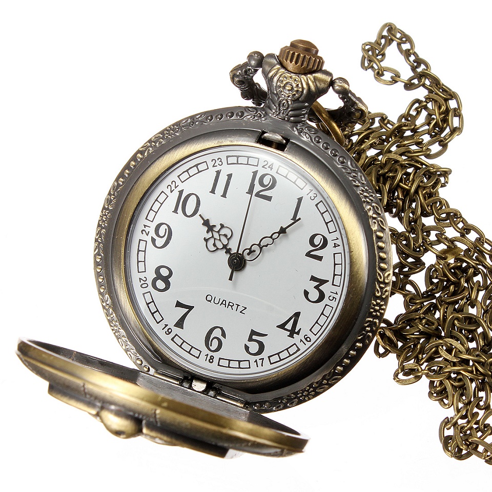 Black Friday Discounts for Men’s Quartz Movement Antique Locket Design ...