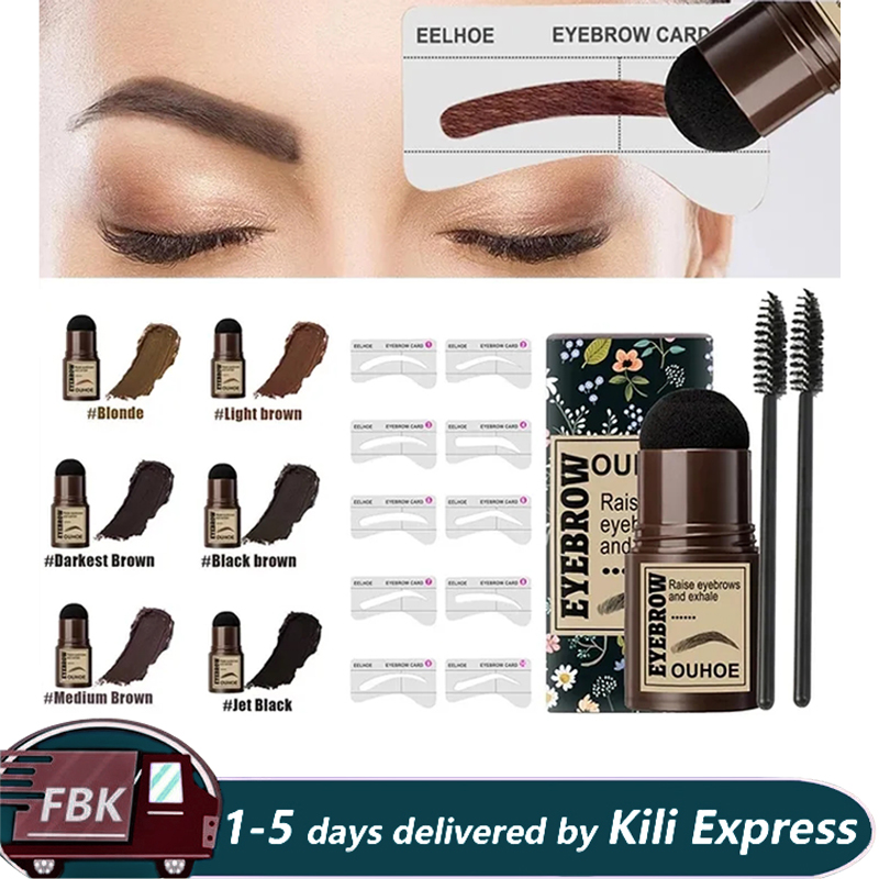 Best price for One Step Makeup Kit Eyebrow Powder Stamp Shaping Kit ...