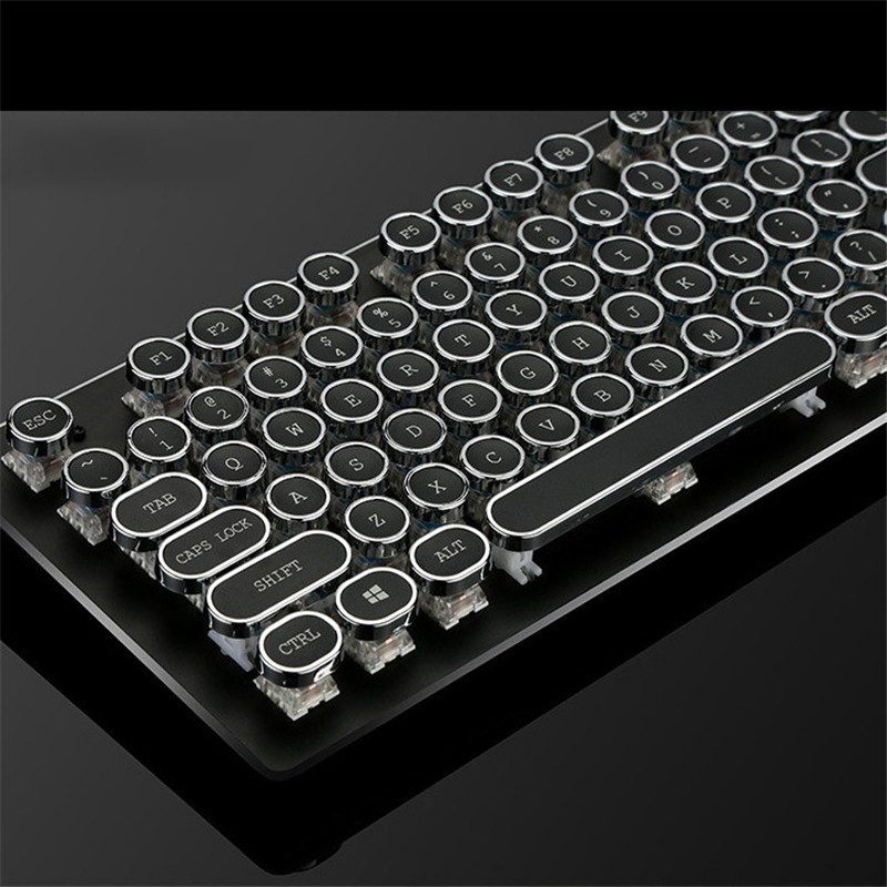 Best price for Mechanical keyboard-punk green shaft steampunk retro ...