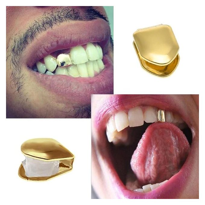 Best price for 24K Gold Plated Tooth Grill Custom Single Grillz HipHop ...