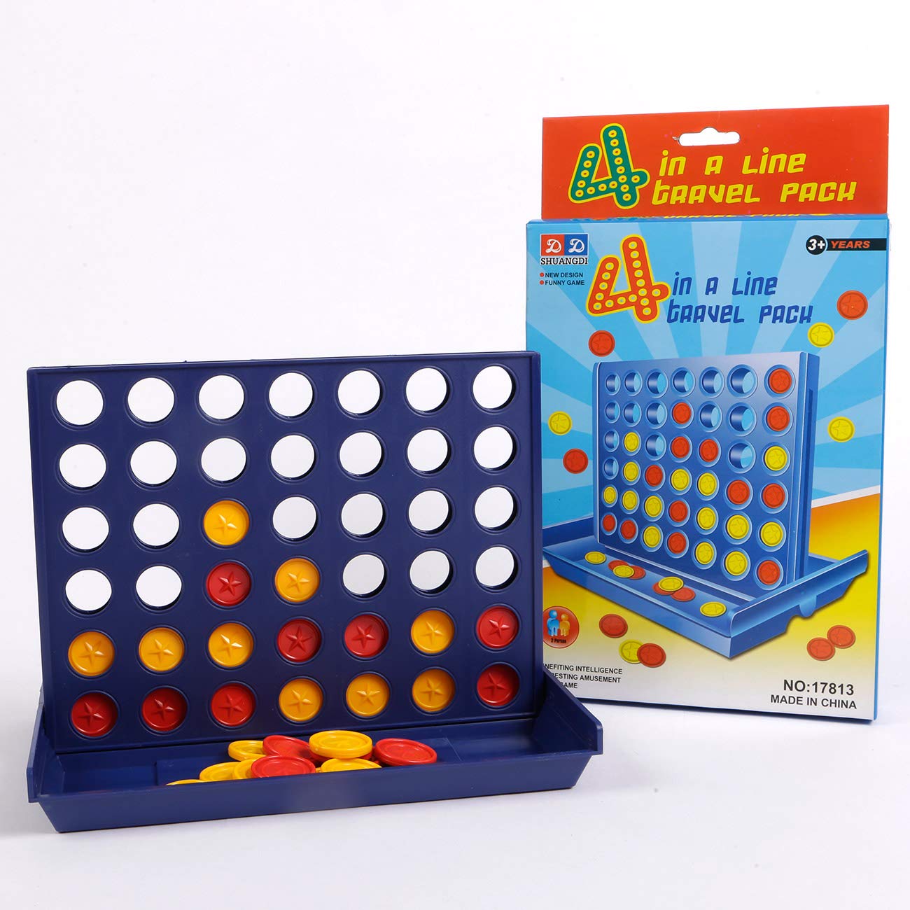 Best price for Deluxe Travel 4 In A Row Line Classic Family Game Fun 2 ...