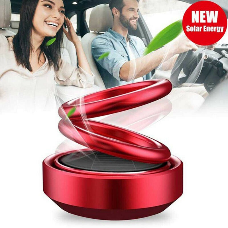 Best price for Car Solar Auto Rotation Ring Perfume Air Freshener Car ...