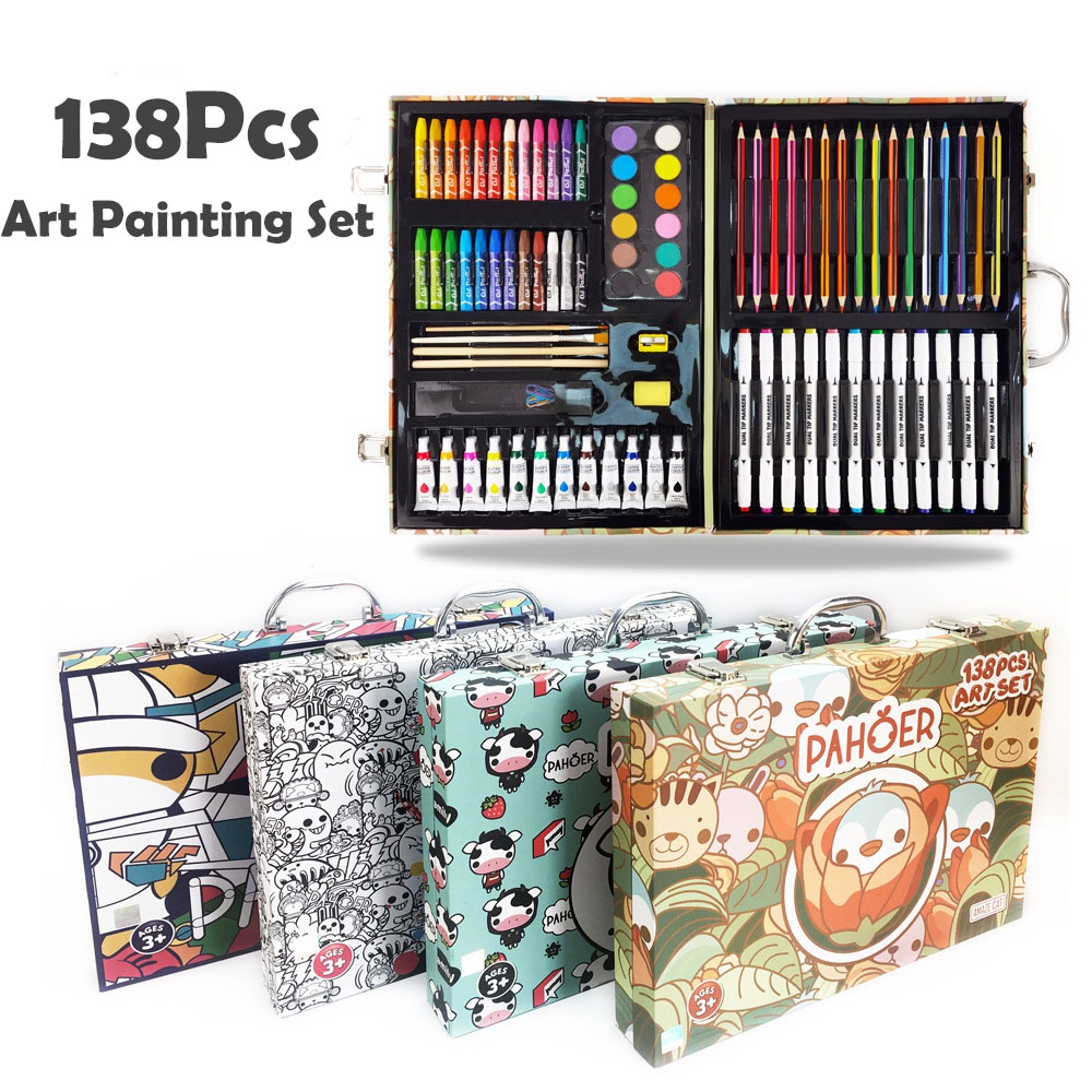 Best price for 138Pcs Painting Stationery Children Students Watercolor ...