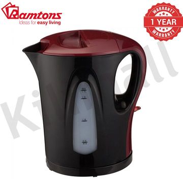 Ramtons CORDLESS ELECTRIC KETTLE 1.7 LITERS BLACK AND RED- RM/609 ...