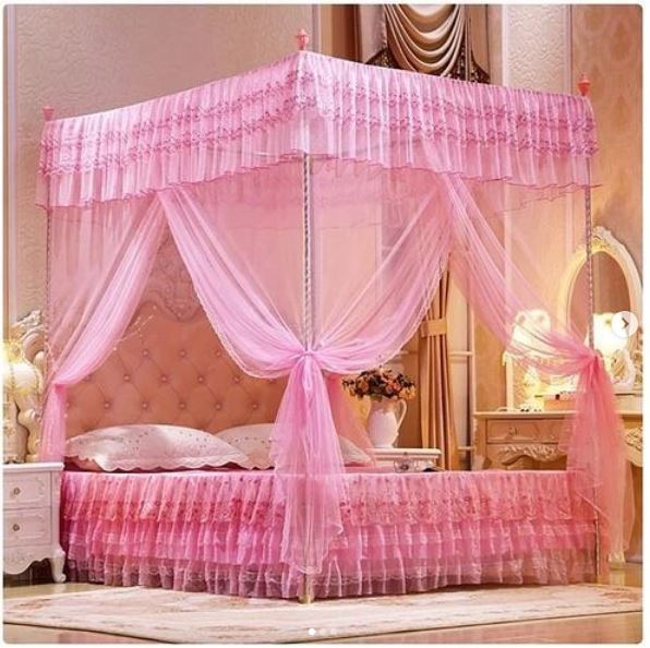 Exclusive discounts for 4 stand mosquito nets for all Bed sizes 5 by 6 ft