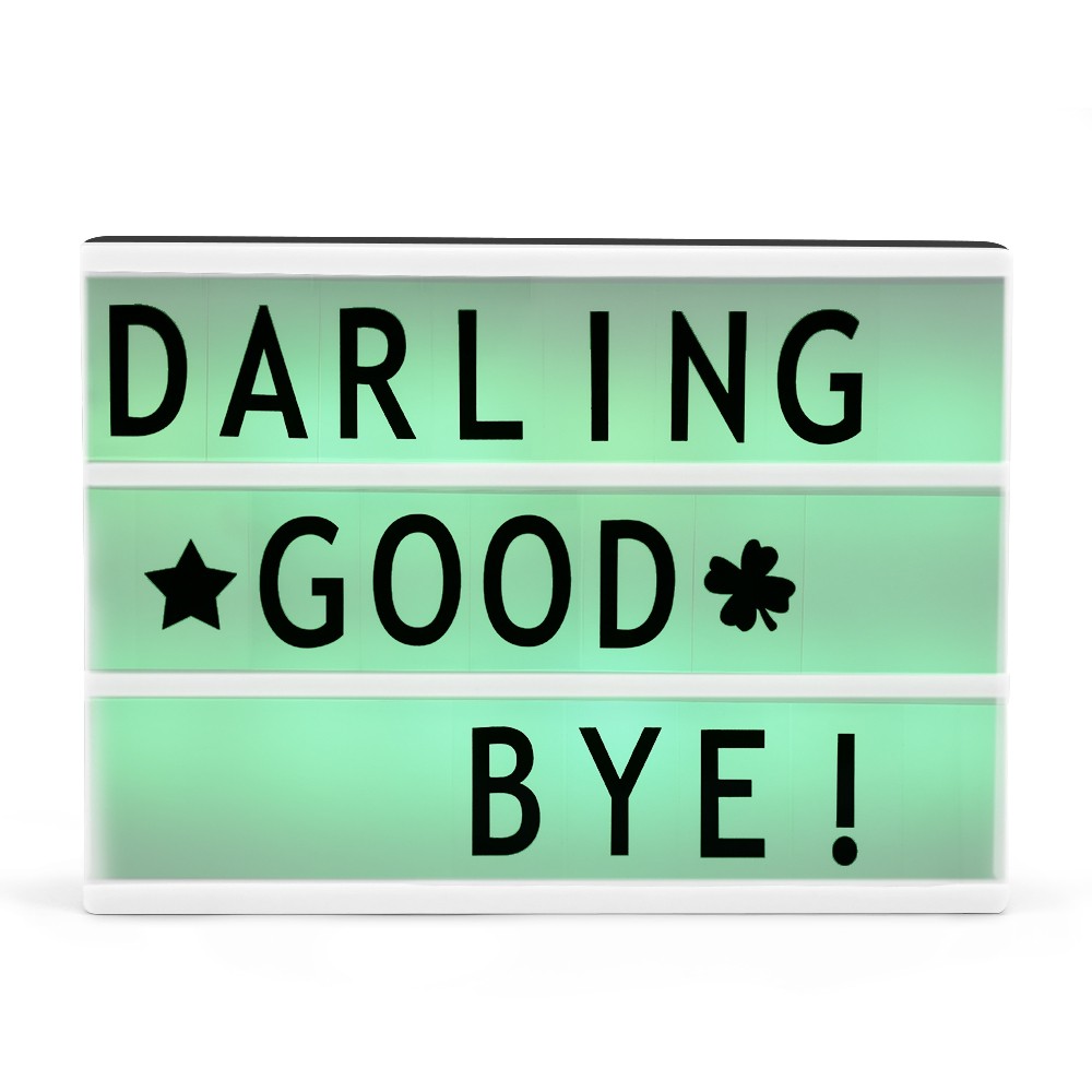 Best price for LED Color Changing DIY Letter Combination Light Box ...