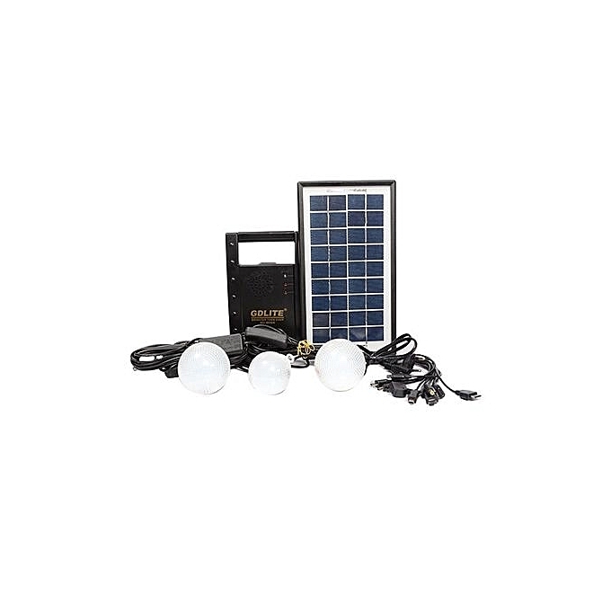 Exclusive discounts for Solar Lighting System With FM Radio - Black black