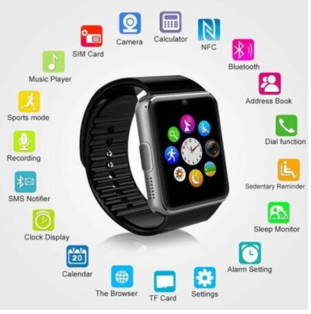 Best price for JC GT08 Bluetooth Smart Watch Touch Screen Big Battery ...
