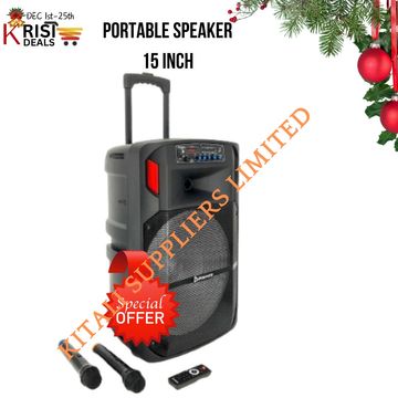 Premier 15 inch portable speaker Black