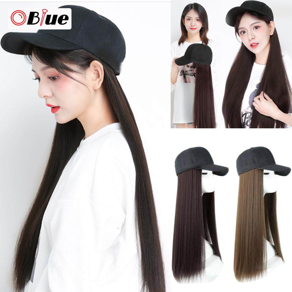 Best price for Baseball Cap with Synthetic Hair Extension Long Hair Wig ...