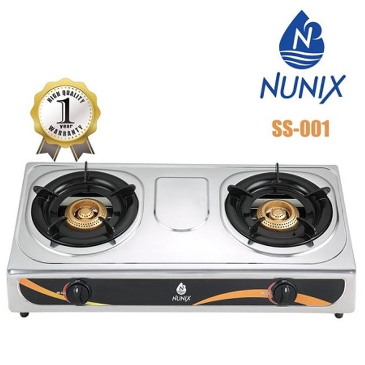 Exclusive discounts for Nunix Gas Cooker Stainless Steel- 2 burner ...