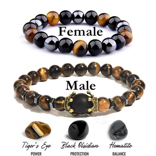 Best price for Fashion Charm Men's Bracelet Luxury Retro Crown Natural ...