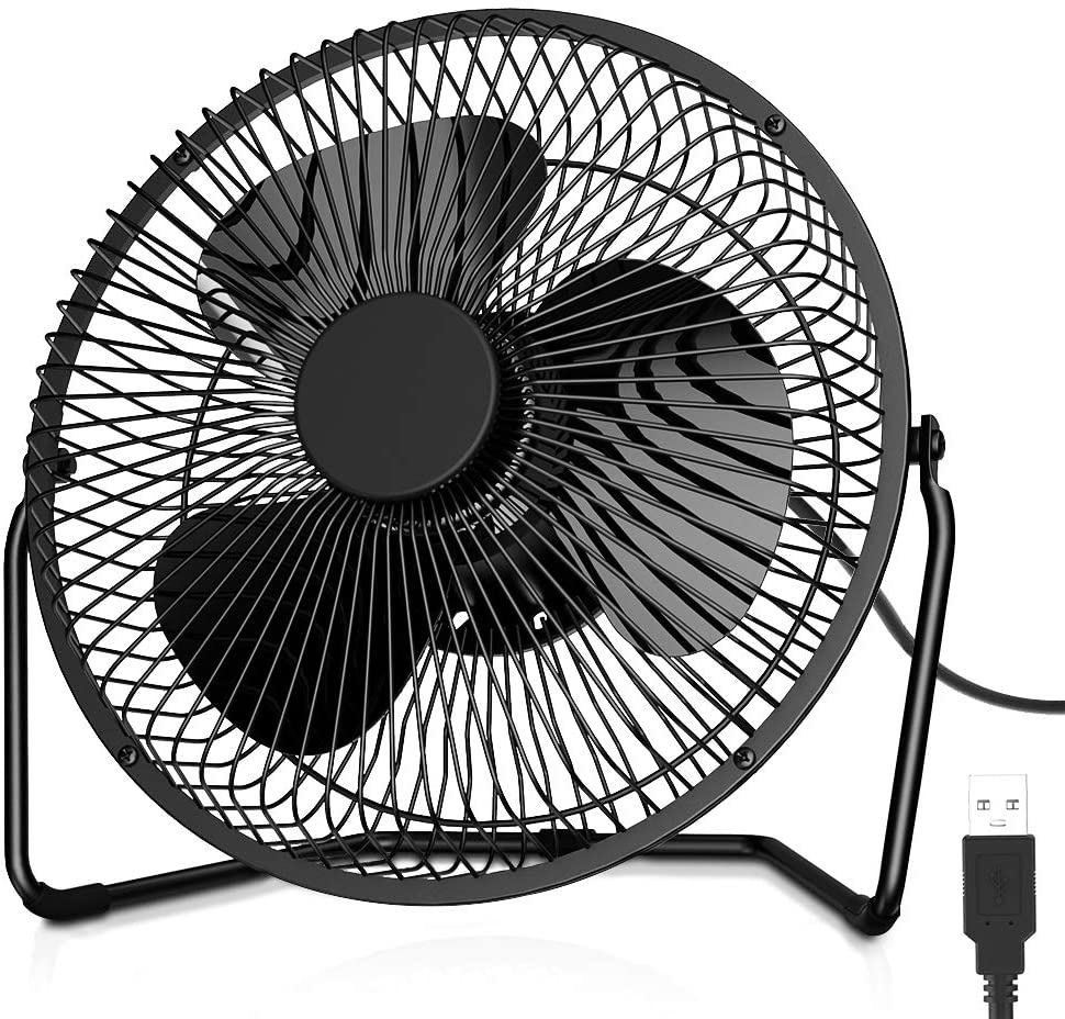 Best price for USB Powered Desk Fan with USB Plug Quiet Portable Fan ...