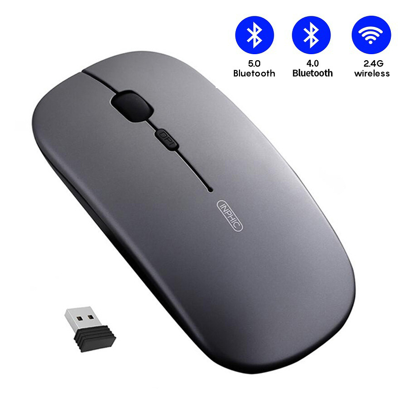 Best price for Dual Band Wireless/Bluetooth Mouse Rechargable Portable ...
