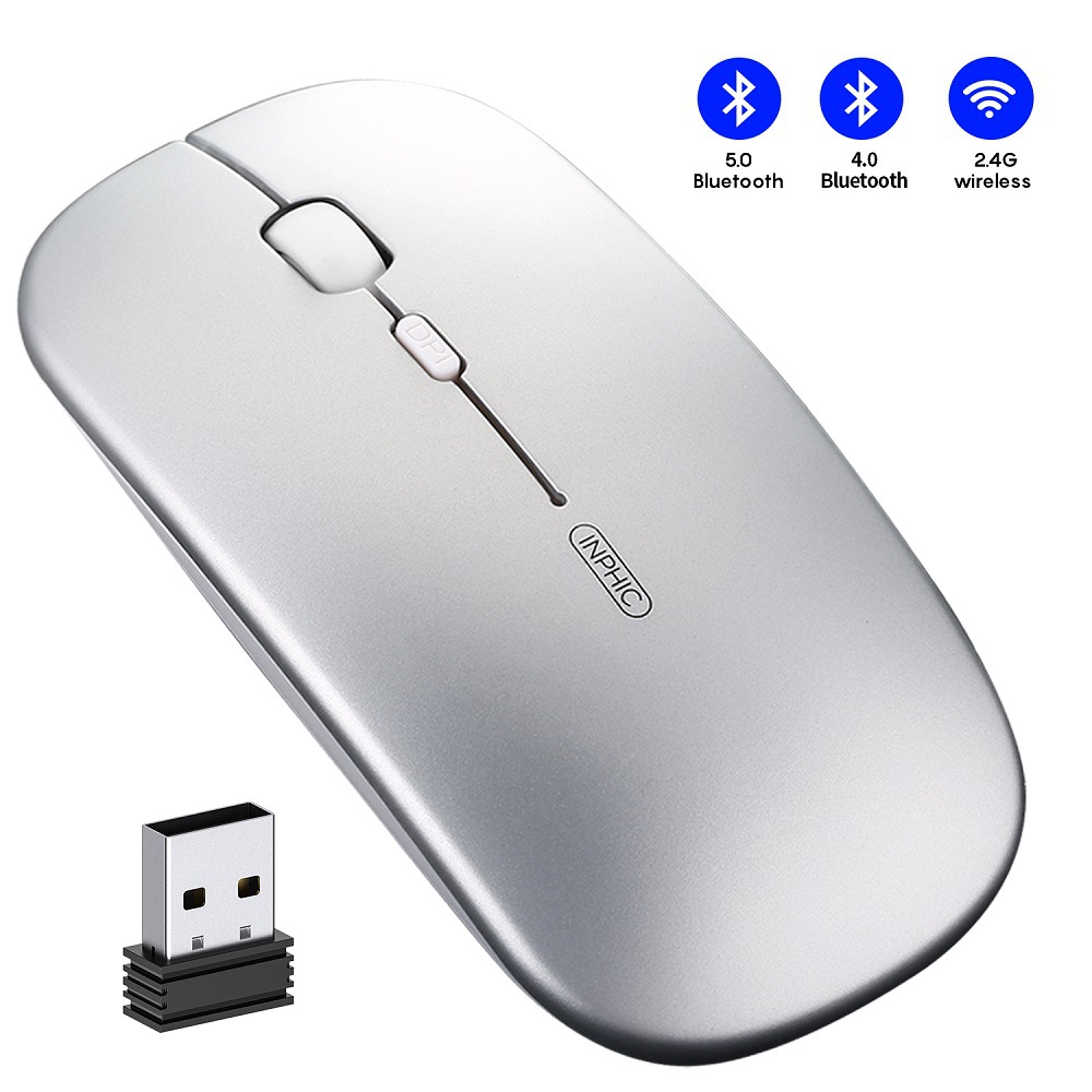 Best price for Dual Band Wireless/Bluetooth Mouse Rechargable Portable ...