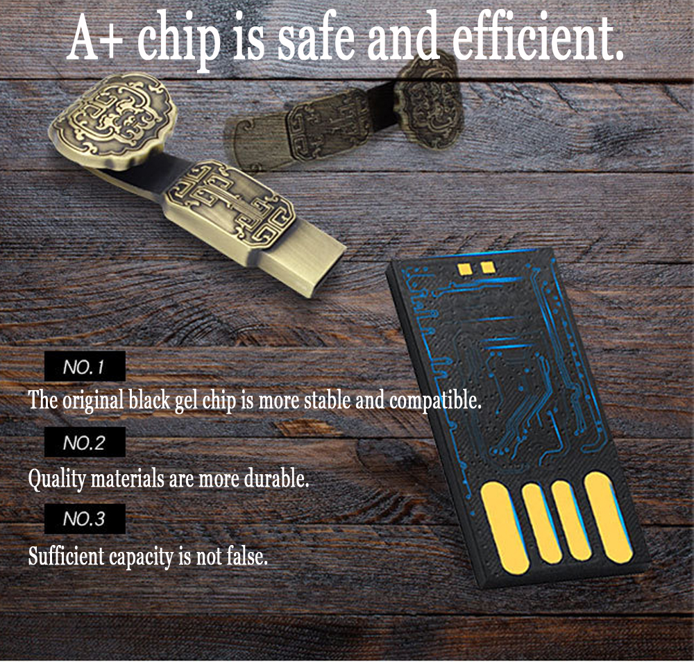 Best price for Classic retro all metal 32G 64G 128G USB flash drives ...