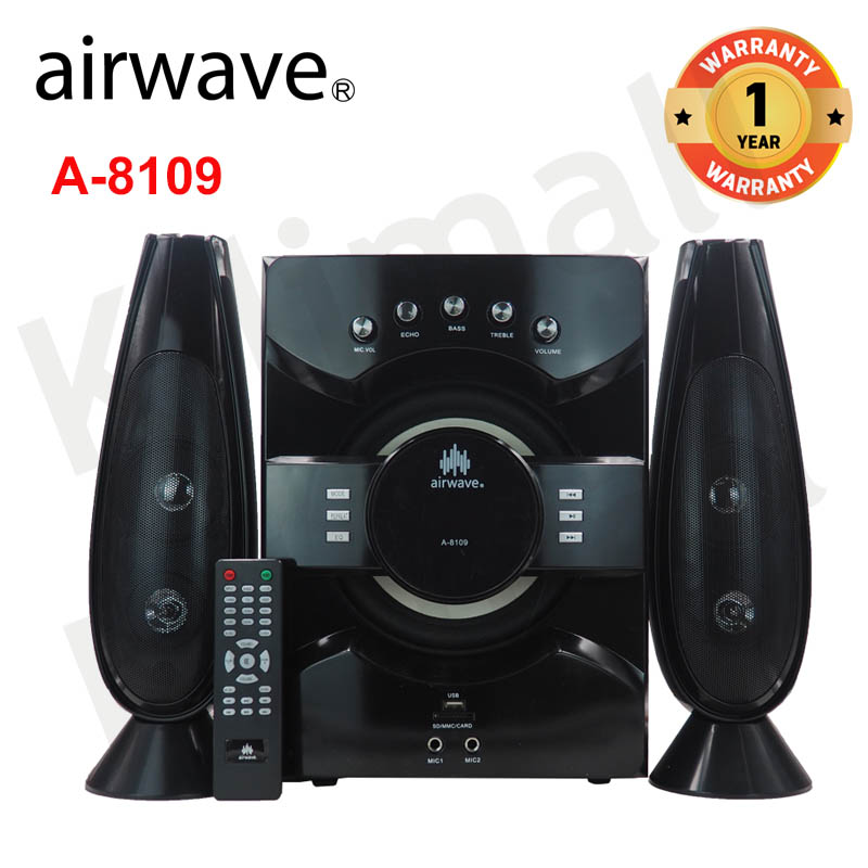 Black Friday Discounts for Airwave A-8109 2.1CH AC/DC MULTIMEDIA Woofer ...