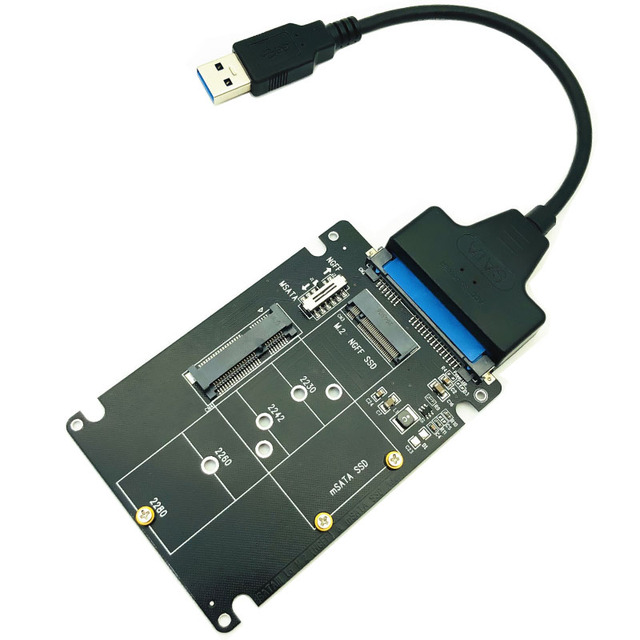 Best price for mSATA to SATA Adapter B Key m.2 SATA SSD to SATA Adapter ...