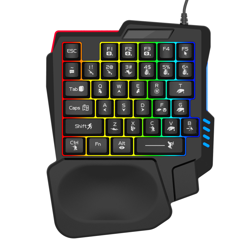 Best price for Professional 35 Keys Gaming Keyboard One Handed RGB ...