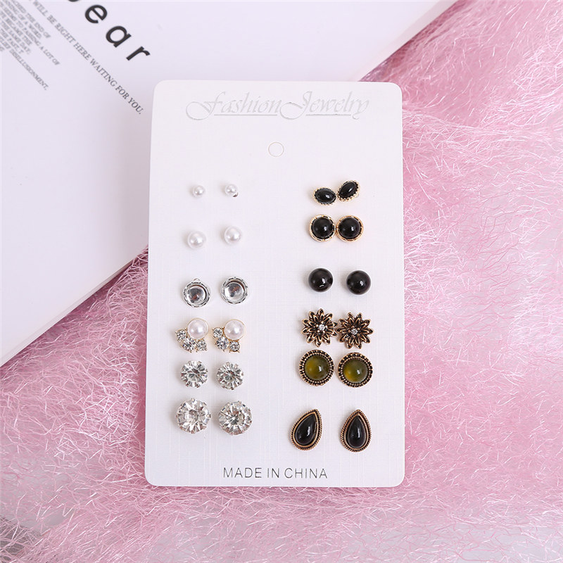 Best price for 12Pairs/Set Simple Mixed Color Women Butterfly Bowknot ...