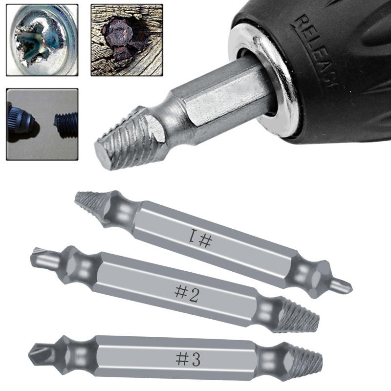 Best price for 4pcs Carpenters Screw&Bolt Extractor Guide Drill Removal ...
