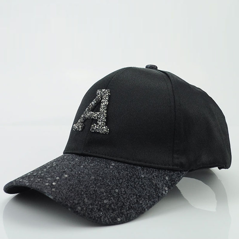 Best price for Women's Cap Rhinestone Sequin Letter Baseball Cap Summer ...