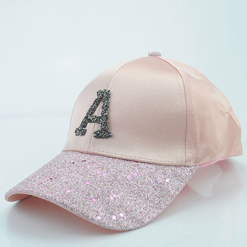 Best price for Women's Cap Rhinestone Sequin Letter Baseball Cap Summer ...