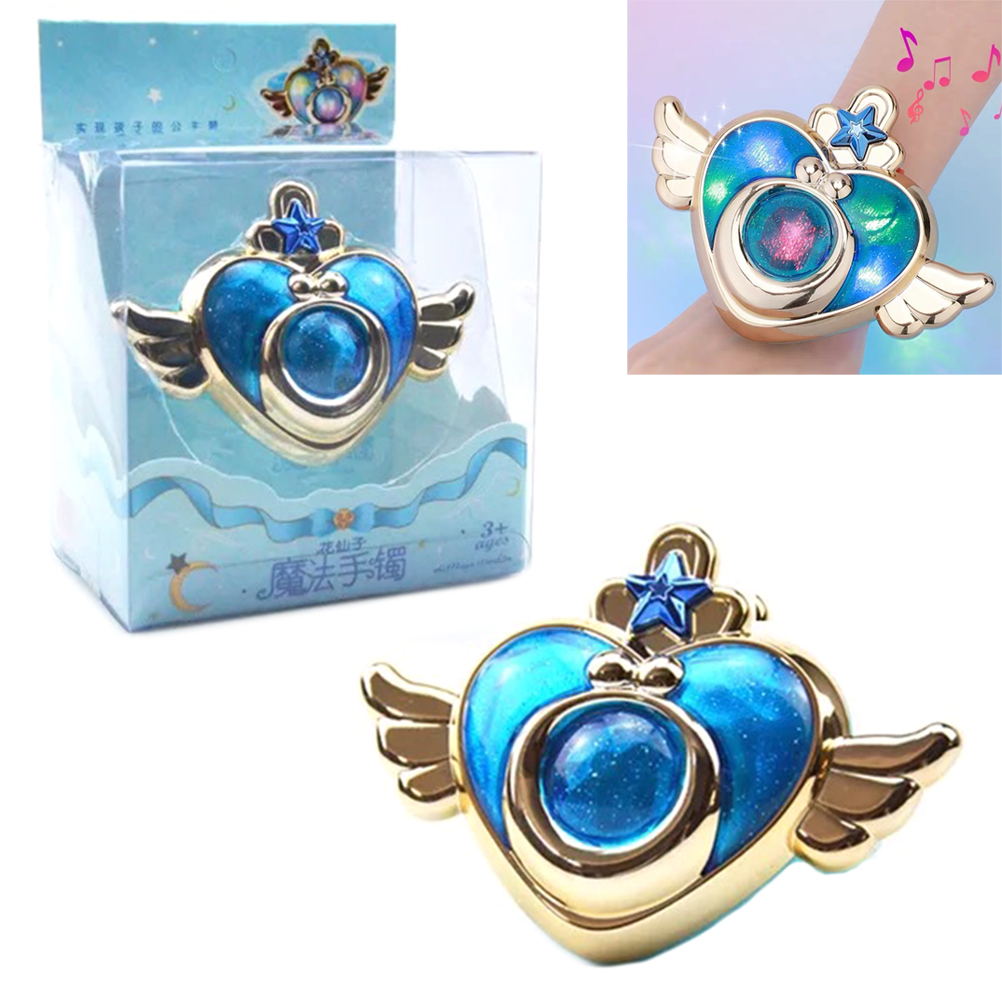 Best price for Anime Cosplay Heart Wings Bangle Bracelet With Light ...