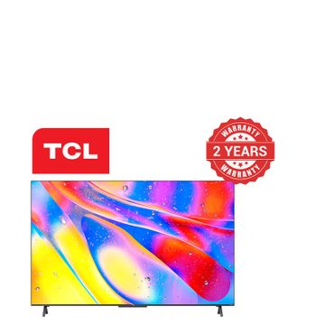 TCL 4K QLED SMART TV 65 inch Smart UHD TV 65C725 Black 65 Inch