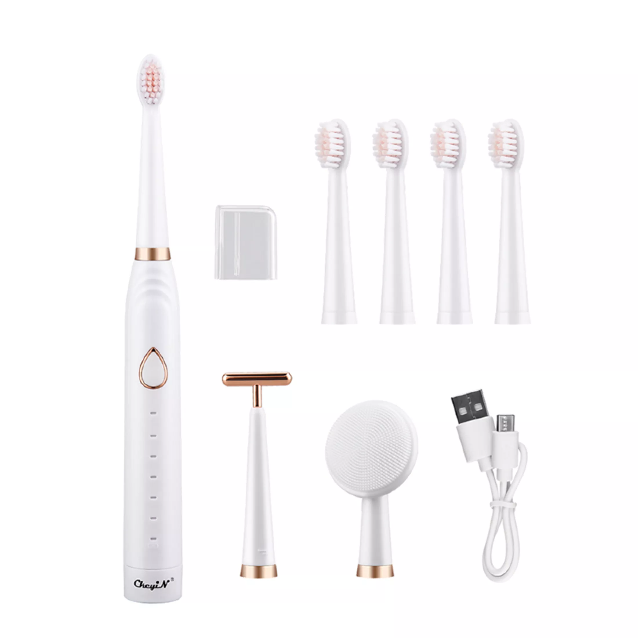 Best price for Rechargeable Electric Toothbrush Ultrasonic Whitening 5 ...
