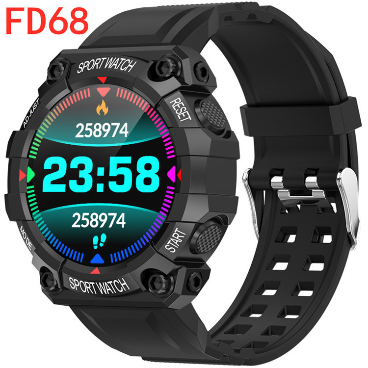 Best price for FD68 smart watch heart rate waterproof sleep meter step Bluetooth SPORTS BRACELET ...