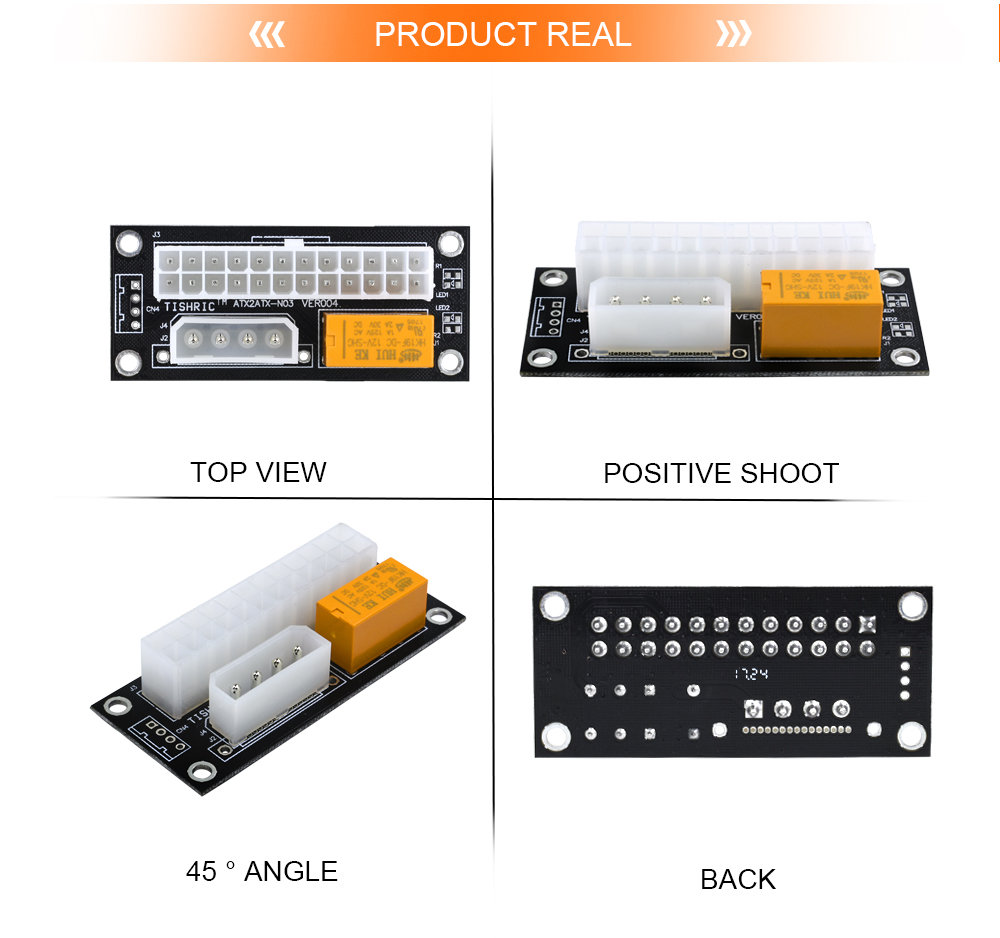 Best price for Dual PSU Power Supply Synchronous Connector ATX 24Pin To ...