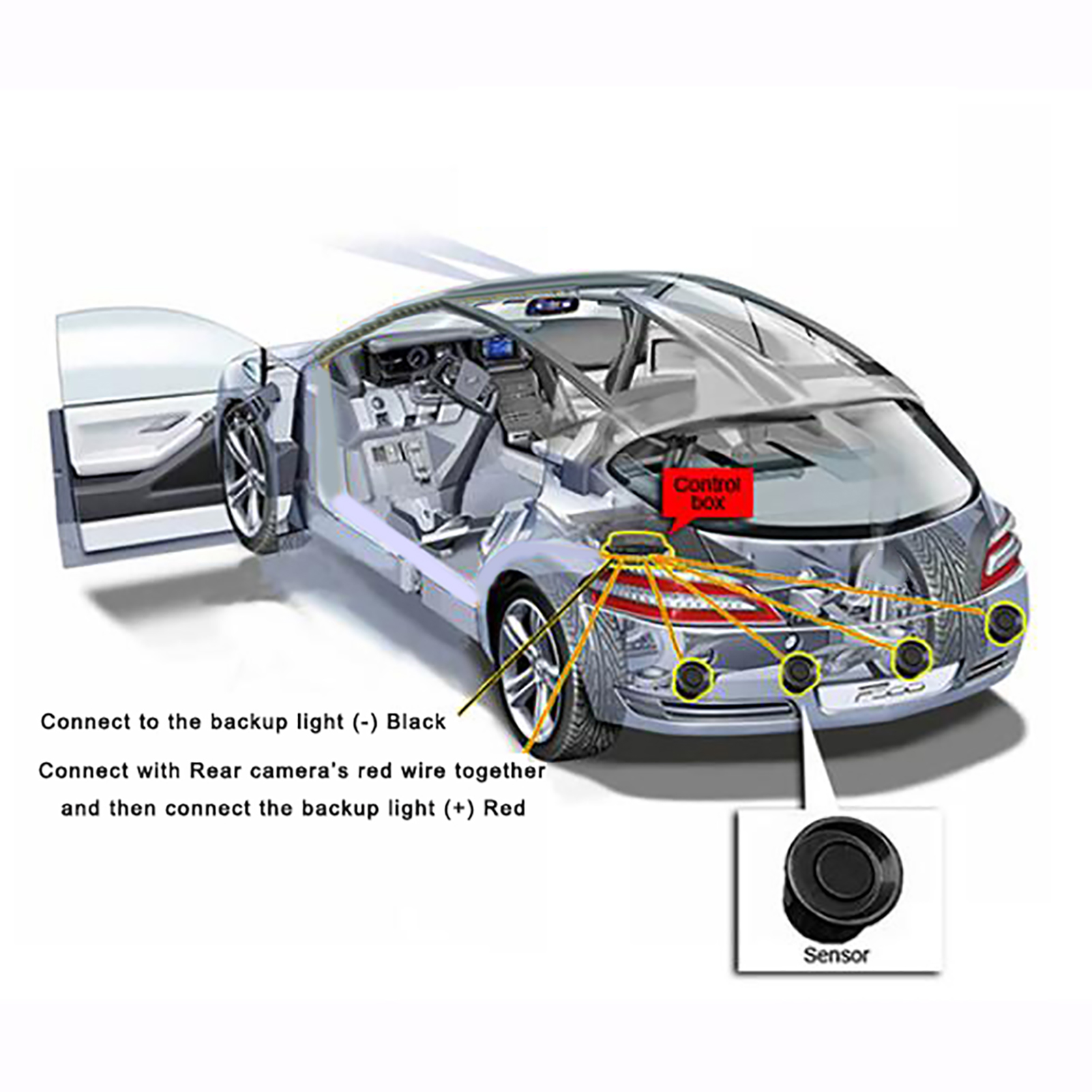 Best price for Waterproof Wireless Sensors Detection Parking Sensor Car ...