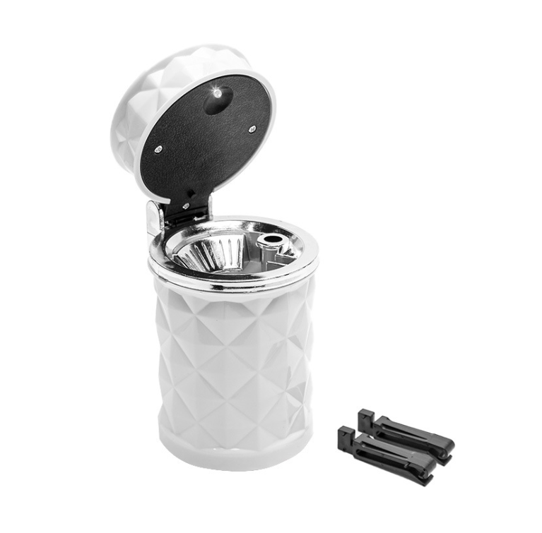 Best price for Car Ashtray With LED Light Portable Universal Alloy Ash ...