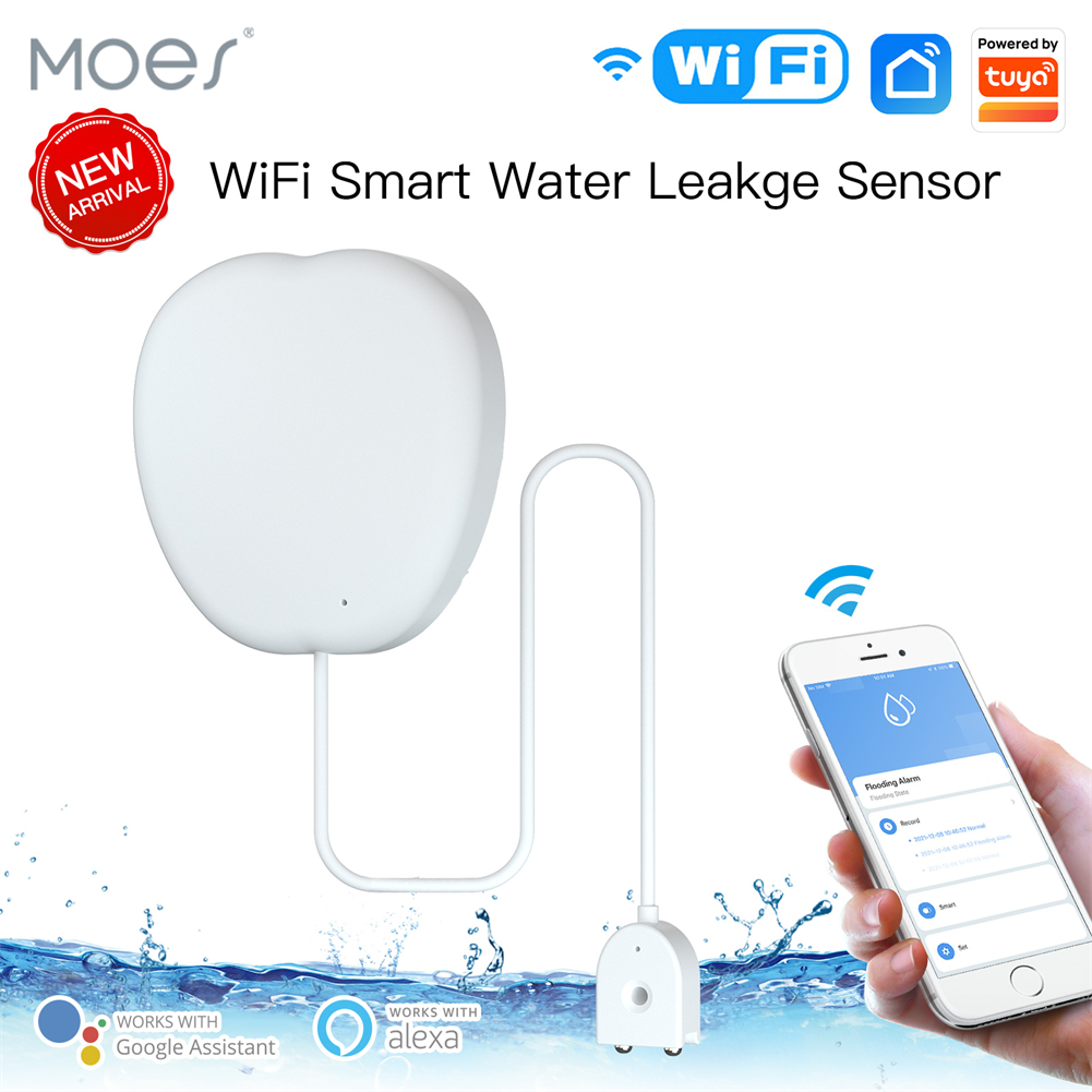 Best price for New WiFi Smart Flood Sensor Water Leakage Detector Flood ...