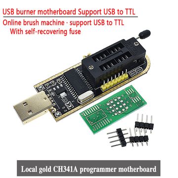 CH341A XTW100 24 25 Series EEPROM Flash BIOS CH341 USB Programmer ...