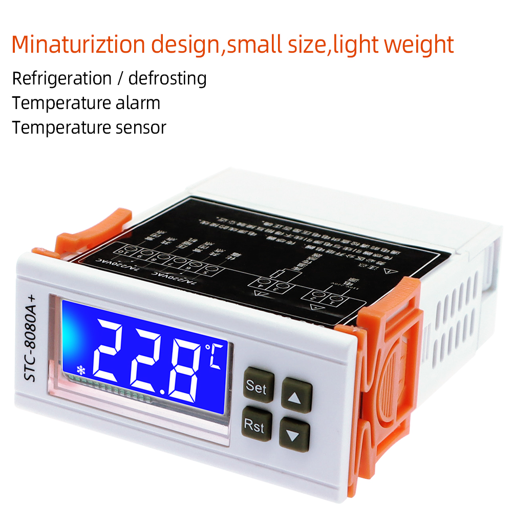 Best price for STC-8080A+ Digital Temperature Controller 12V 24V 220V Automatic Timing Defrost ...