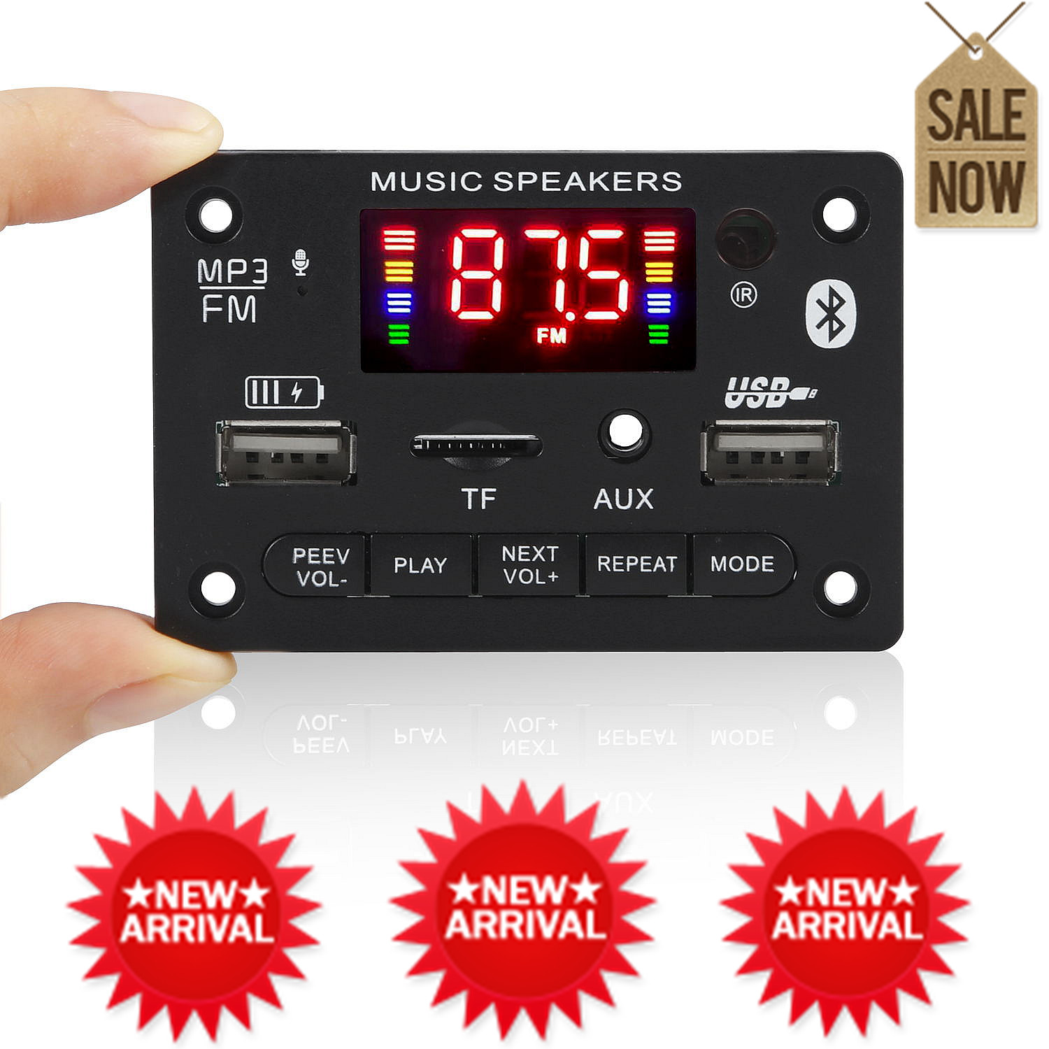 Best price for 6V 12V Bluetooth 5.0 MP3 Decoding Board Module Wireless ...