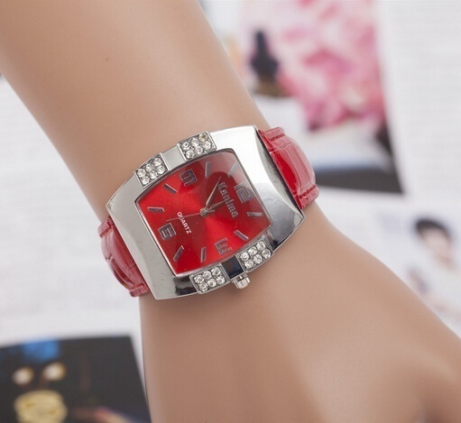 Best price for Women Barrel Shape Quartz Wrist Watch Case Rhinestone ...