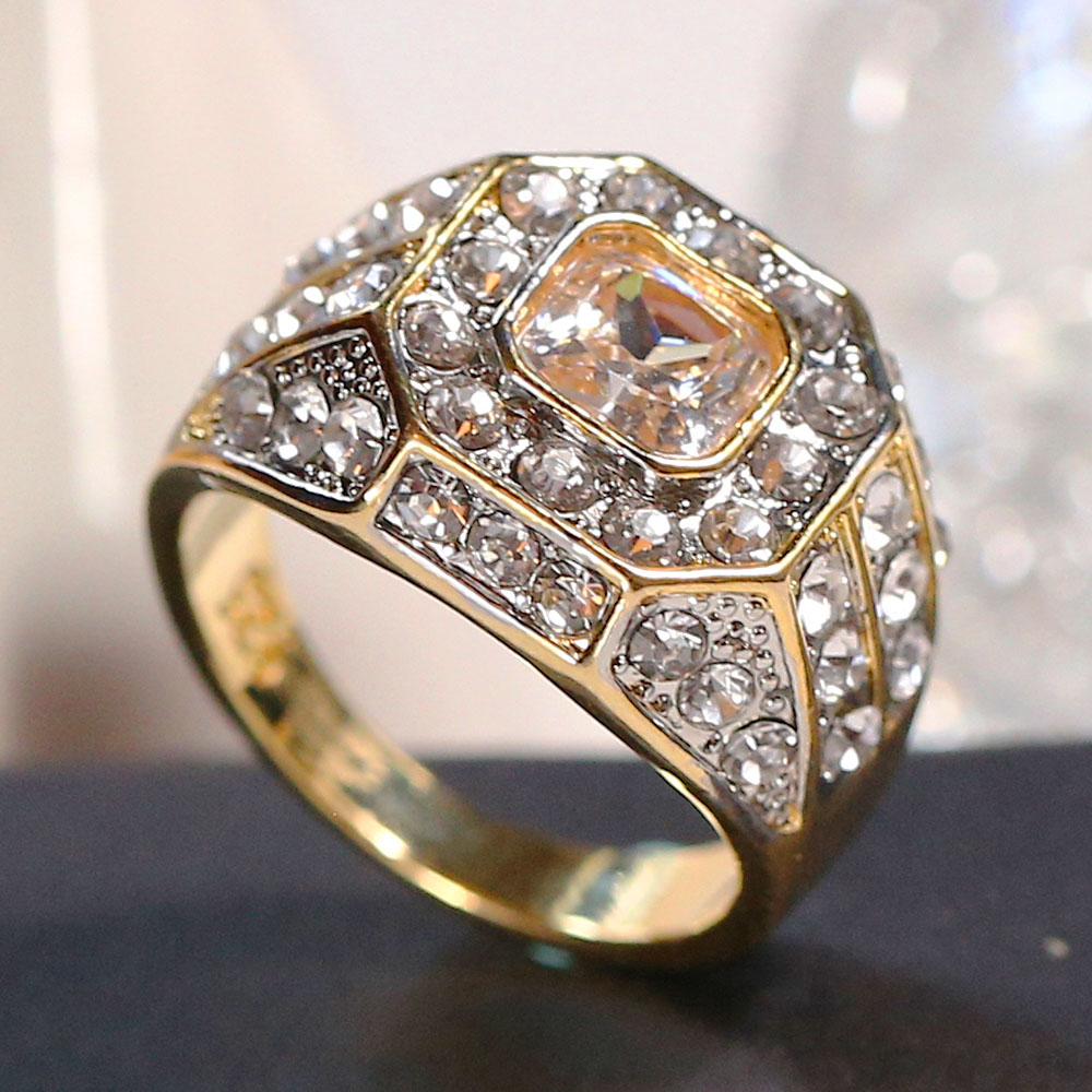 Best price for Fashion White Zircon Crystal Ring For Fine Rings Punk ...