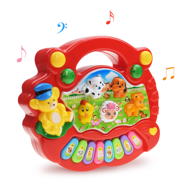 Best price for 2 Types Farm Animal Sound Kids Piano Music Toy Musical ...