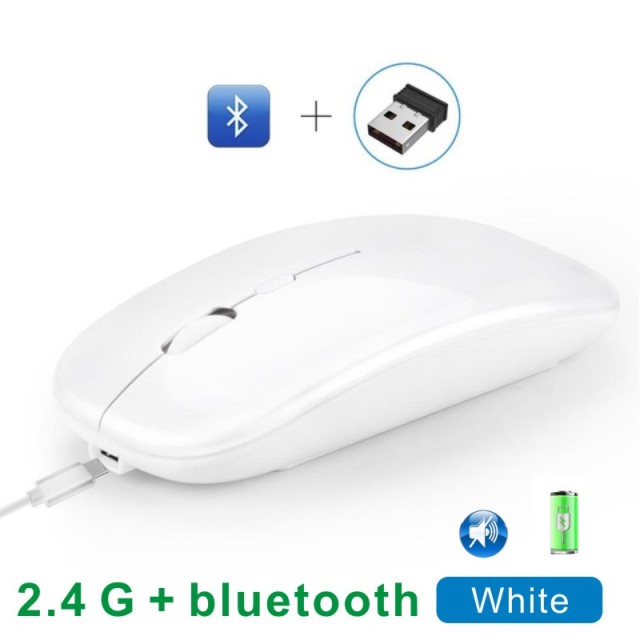 Best price for Rechargeable Wireless Mouse Bluetooth Gamer Mause ...