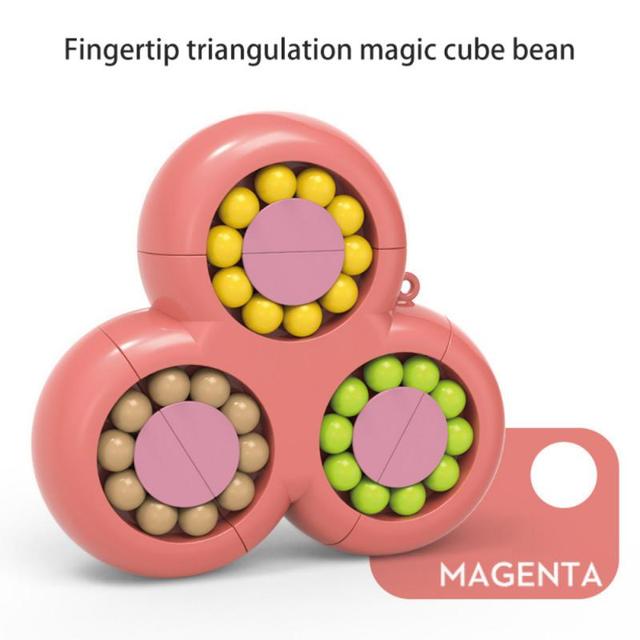 Best price for Magic Bean Cube Toys Rotating Decompression Square Small ...