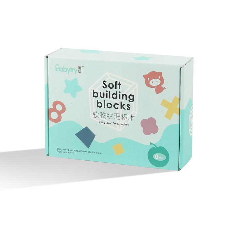 Best price for 12pcs DIY Baby Soft Rubber Montessori Baby Building ...