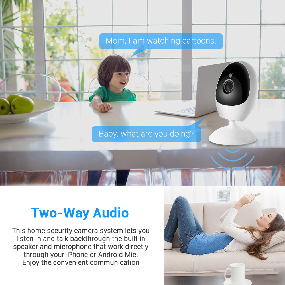 Best price for HD 1080P Panoramic Wifi Camera 180Degree Angle AI Human ...